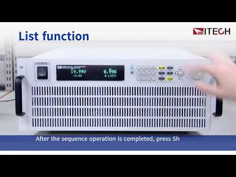 Série IT8900A/E - Itech - Démonstration - YouTube