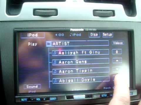 Panasonic CQ-VW100U Double DIN DVD