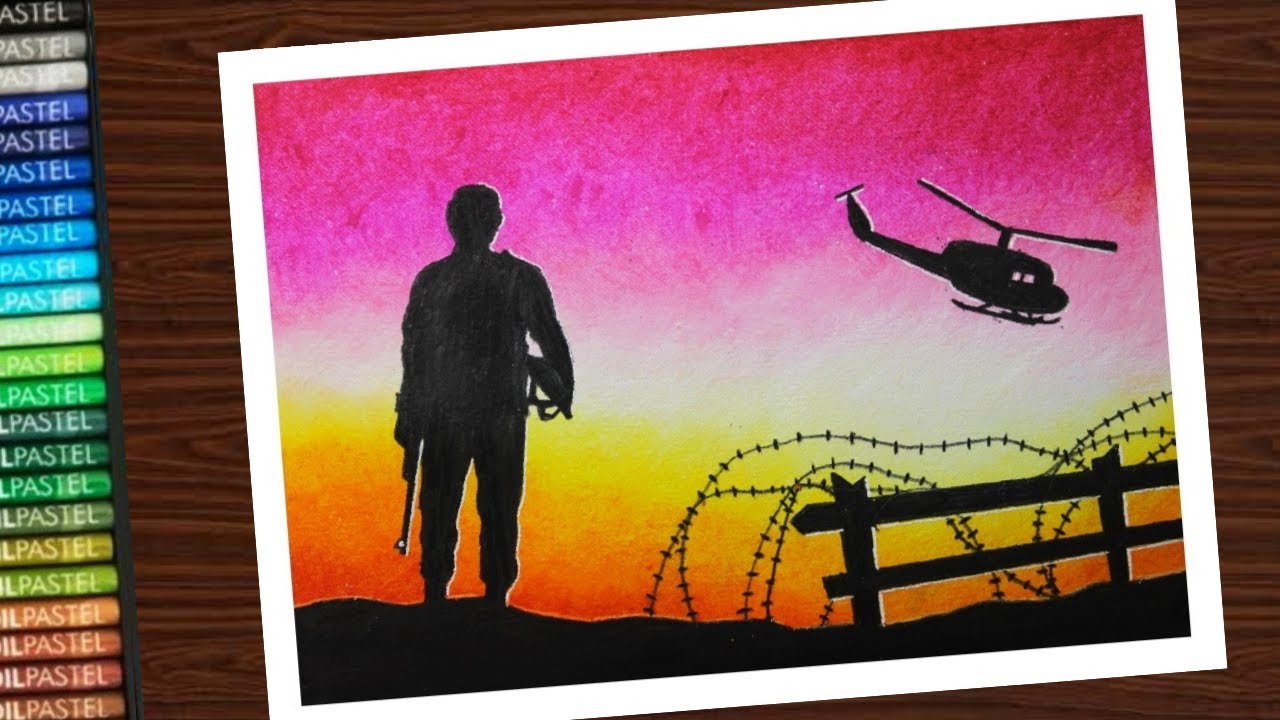 Indian Army day drawing / Poster drawing on Indian Army day for ...