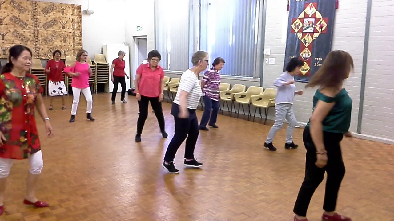 Chilly Cha Cha line dance - YouTube