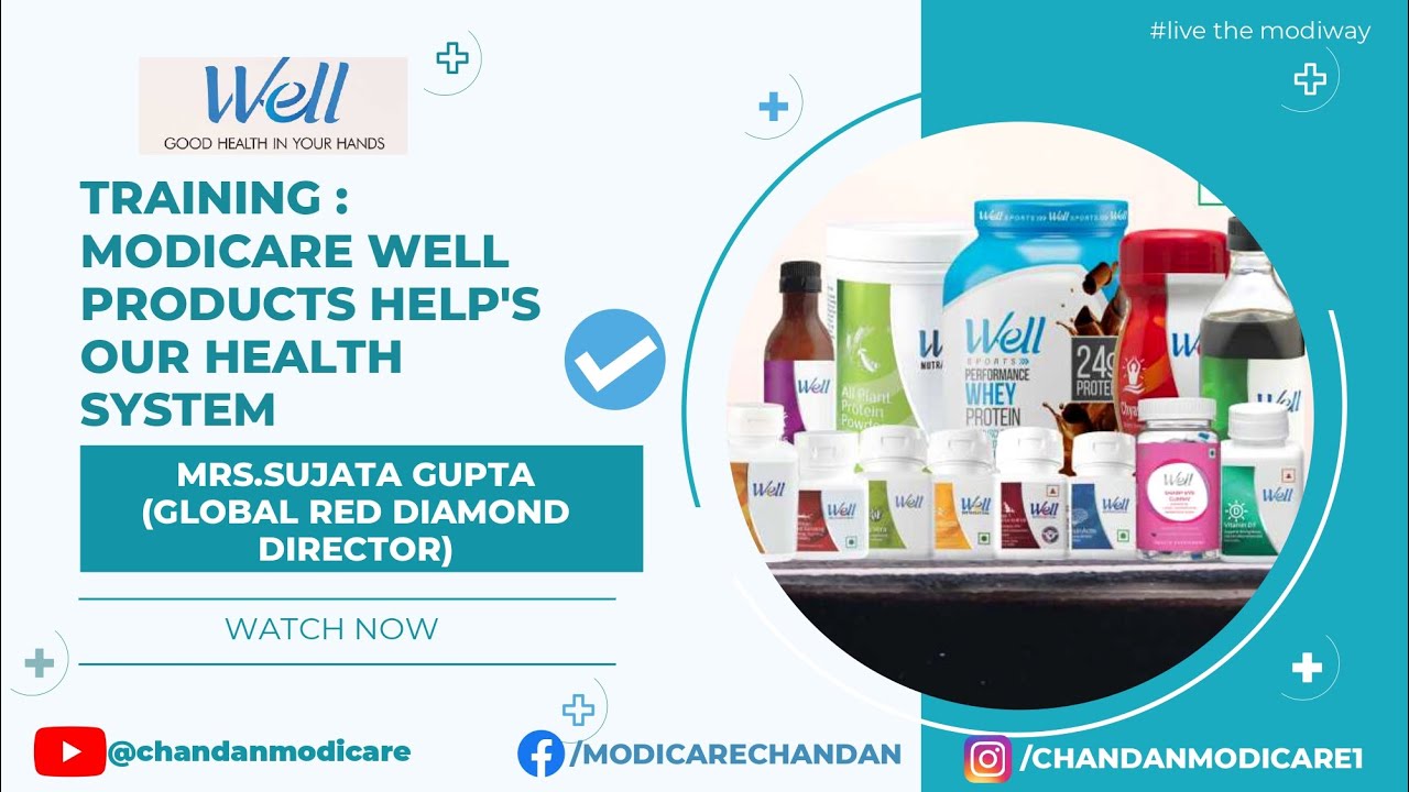 🔴Training : MODICARE Well Products help's our Health system - YouTube