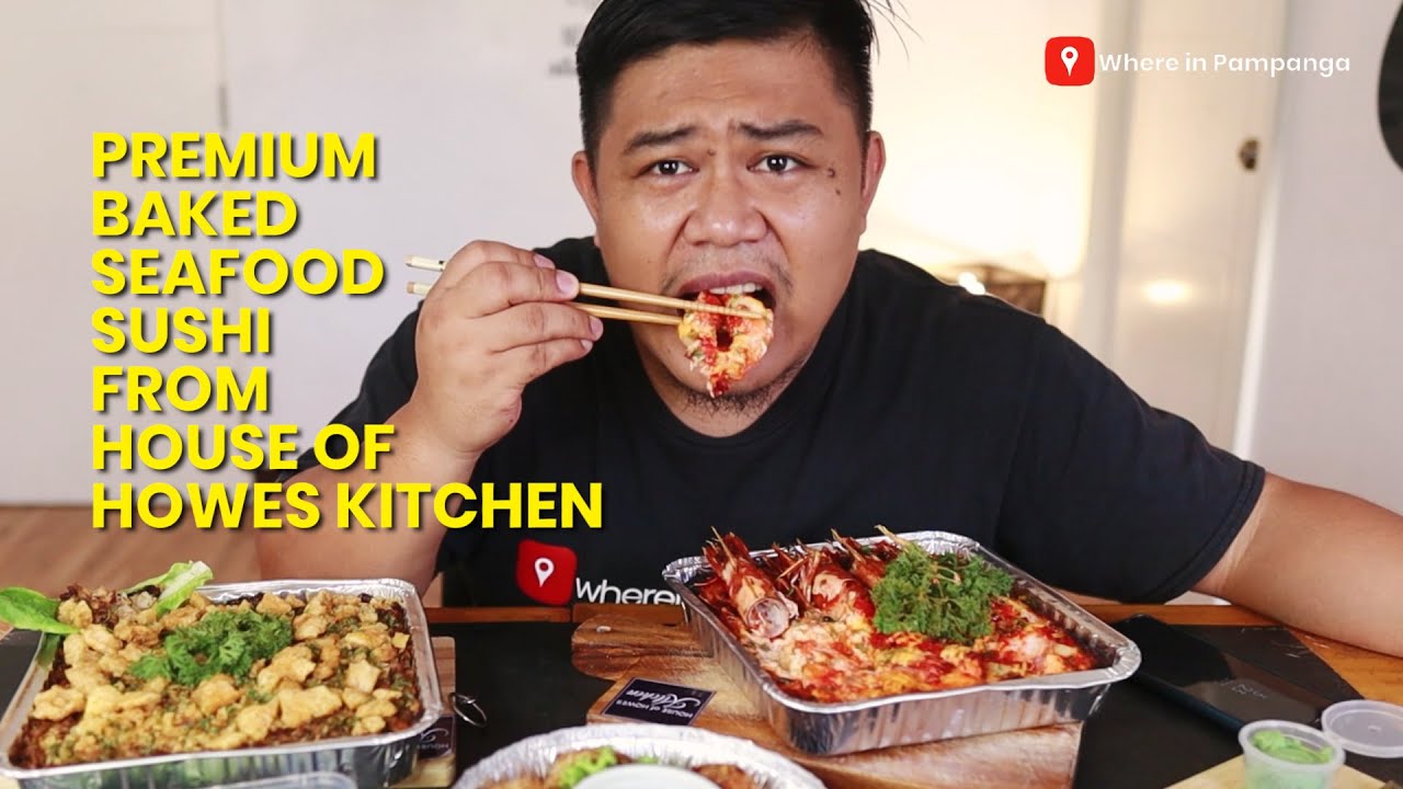 Premium baked seafood sushi from House of Howes Kitchen - YouTube