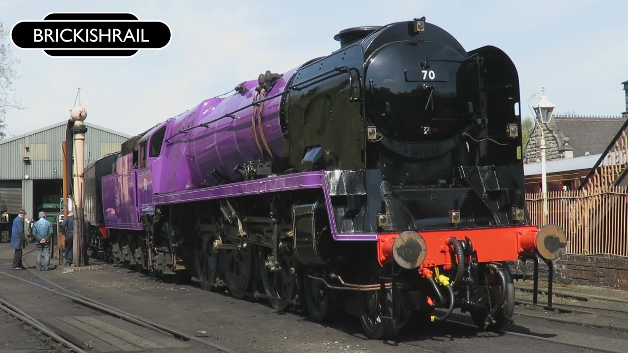 Purple Makeover for 34027 'Taw Valley' - Severn Valley Railway - 16/04 ...