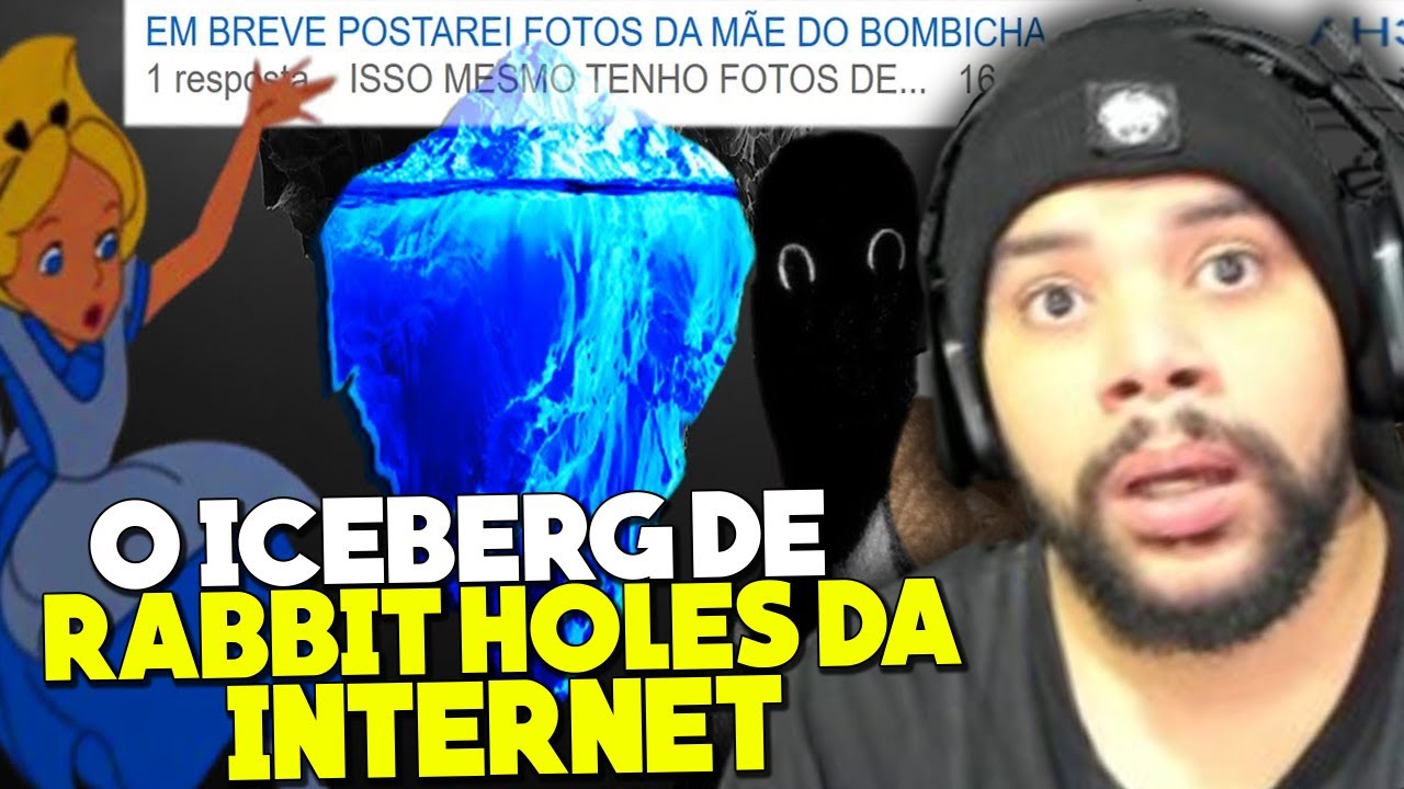 LUANGAMEPLAY REAJANDO AO ICEBERG DE RABBIT HOLES DE INTERNET (BIZARRO ...
