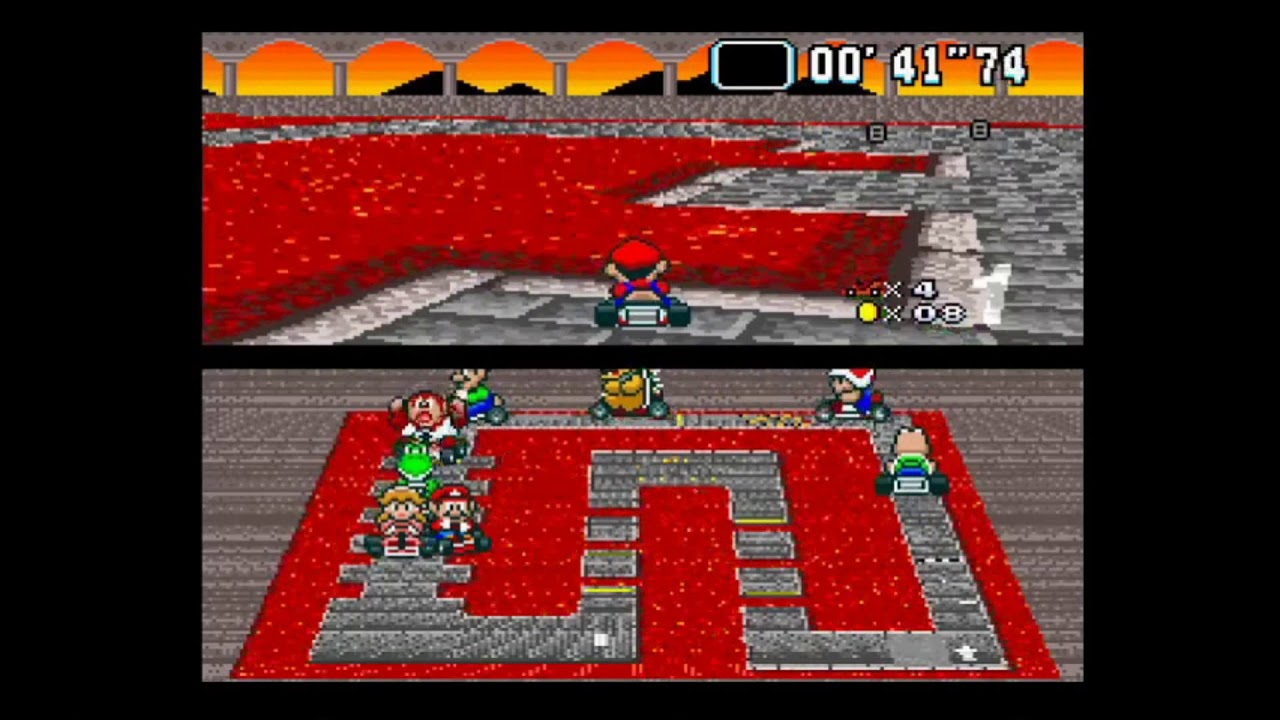1992 Super Mario Kart: Gameplay on SNES Classic Edition Mini - YouTube