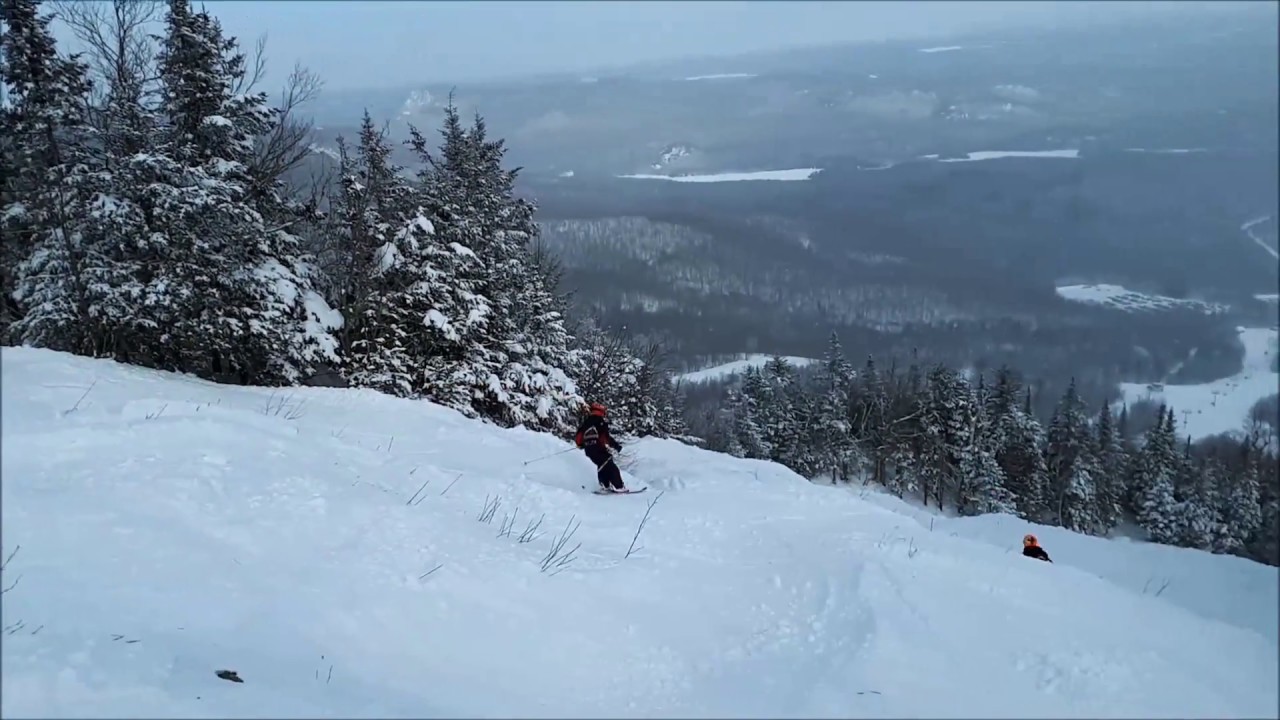 Mt Orford 3 février 2018-Une journée sans vent et des pistes ...