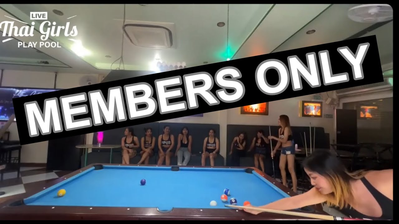 Thai Girls Play Pool MEMBERS ONLY SHOW - YouTube