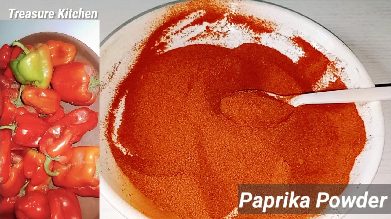 HOW TO MAKE BELL PEPPER POWDER/PAPRIKA POWDER/TATASHE POWDER - YouTube