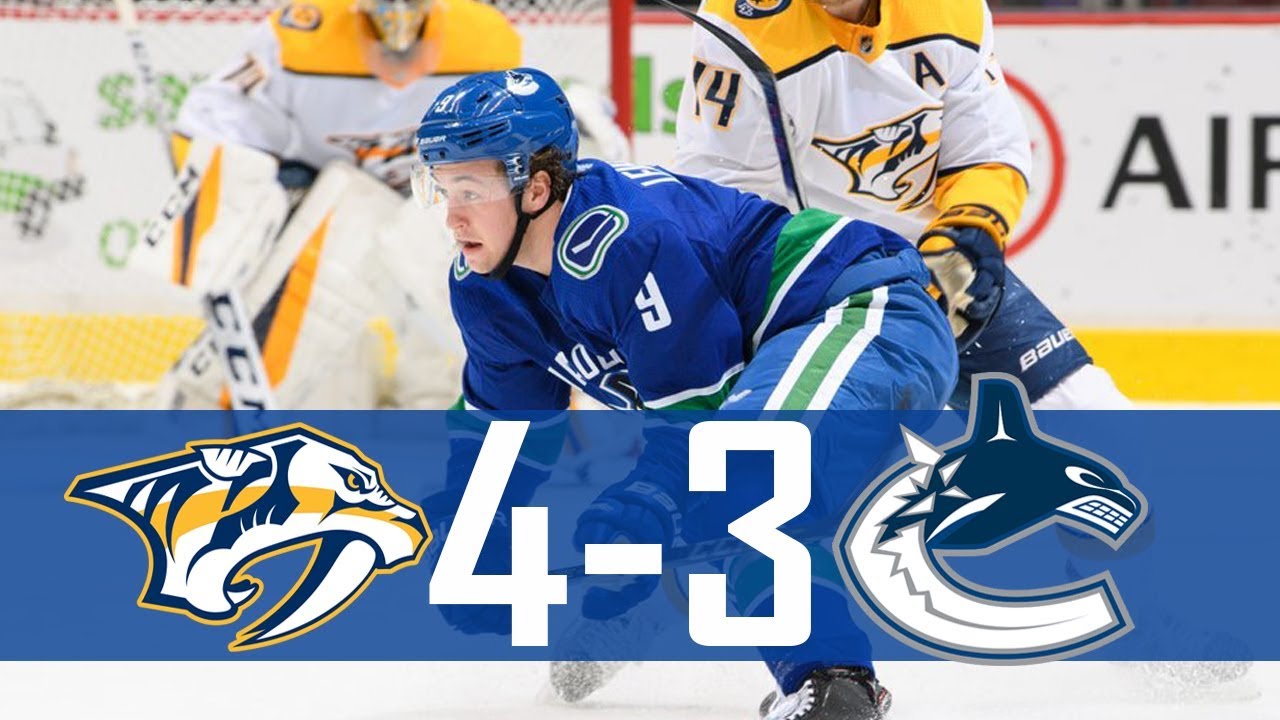 Canucks vs Predators | Highlights | Mar. 2, 2018 [HD] - YouTube