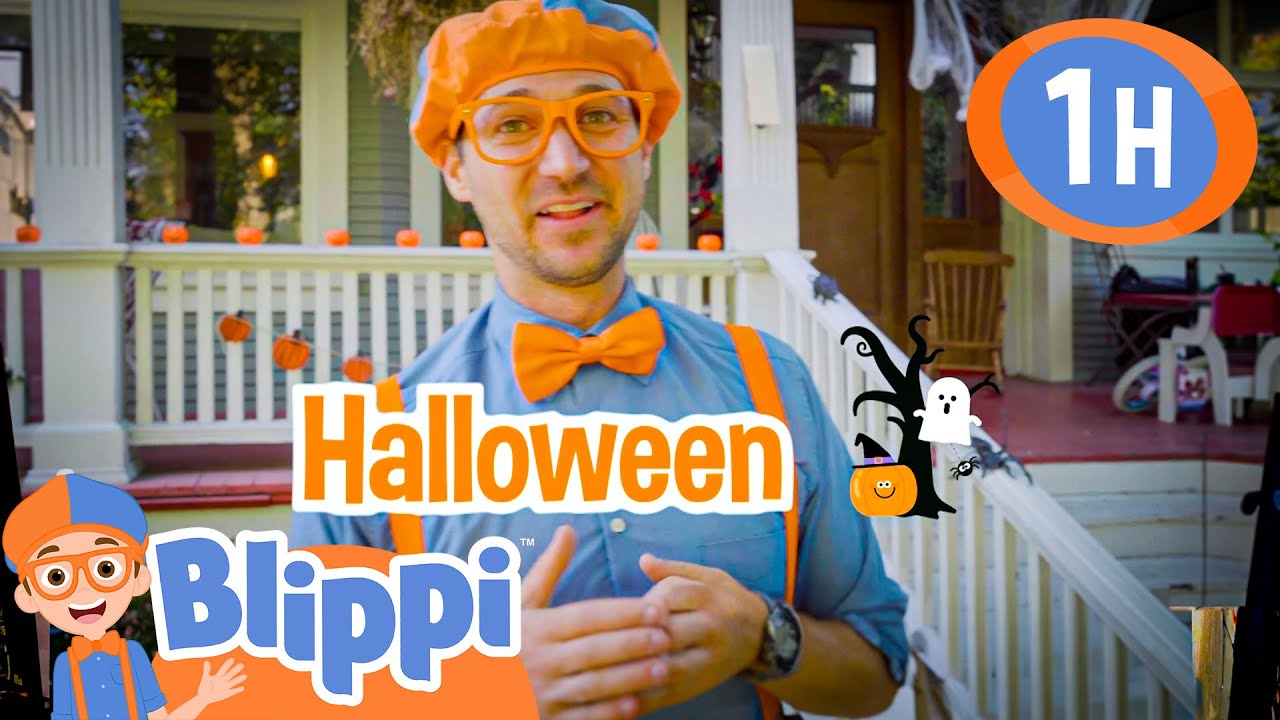 Blippi Decorates a House For Halloween - Spooky Halloween House ...