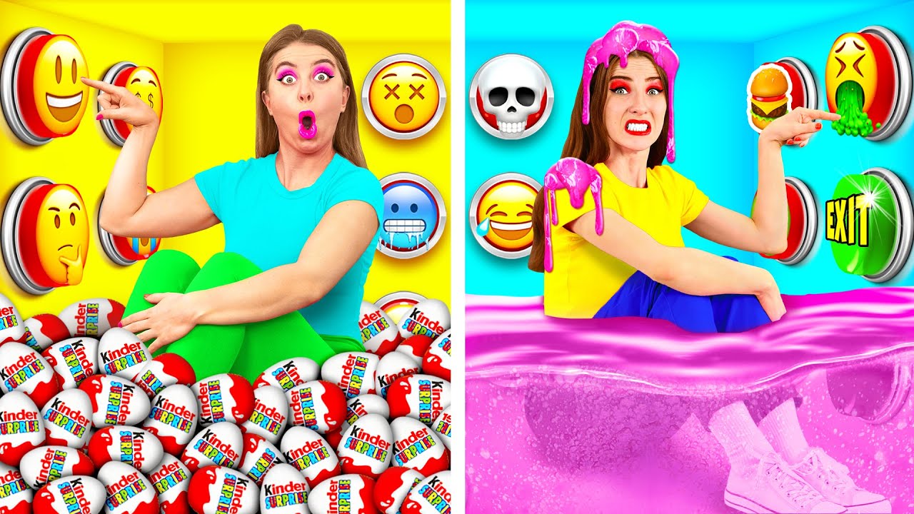1000 Mystery Buttons Challenge Only 1 Lets You Escape | Funny ...