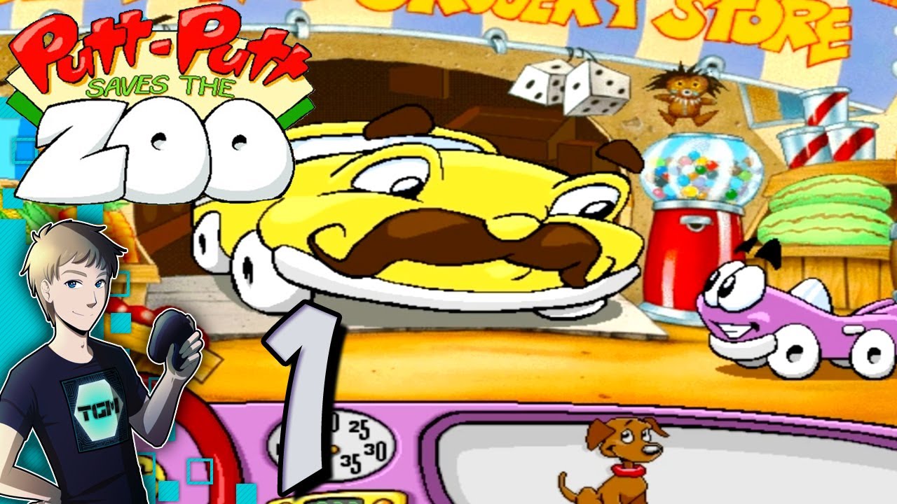 Putt Putt Saves The Zoo - Part 1: MR BALDINI! - YouTube