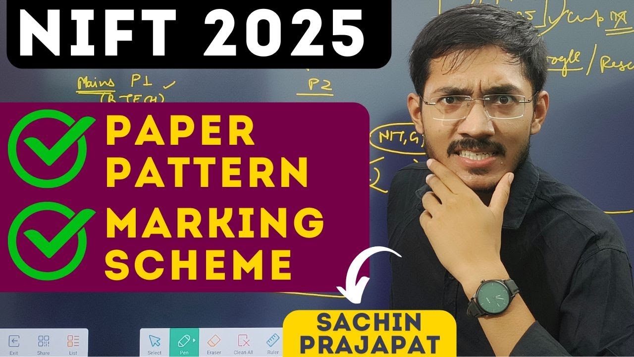 NIFT 2025 Paper Pattern, Marking Scheme | Safal Together | Sachin ...