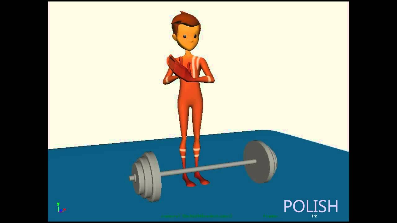 Barbell Animation WIP - YouTube