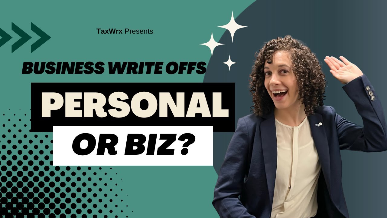 Business Write Offs Explained - Deciding Business vs Personal - YouTube