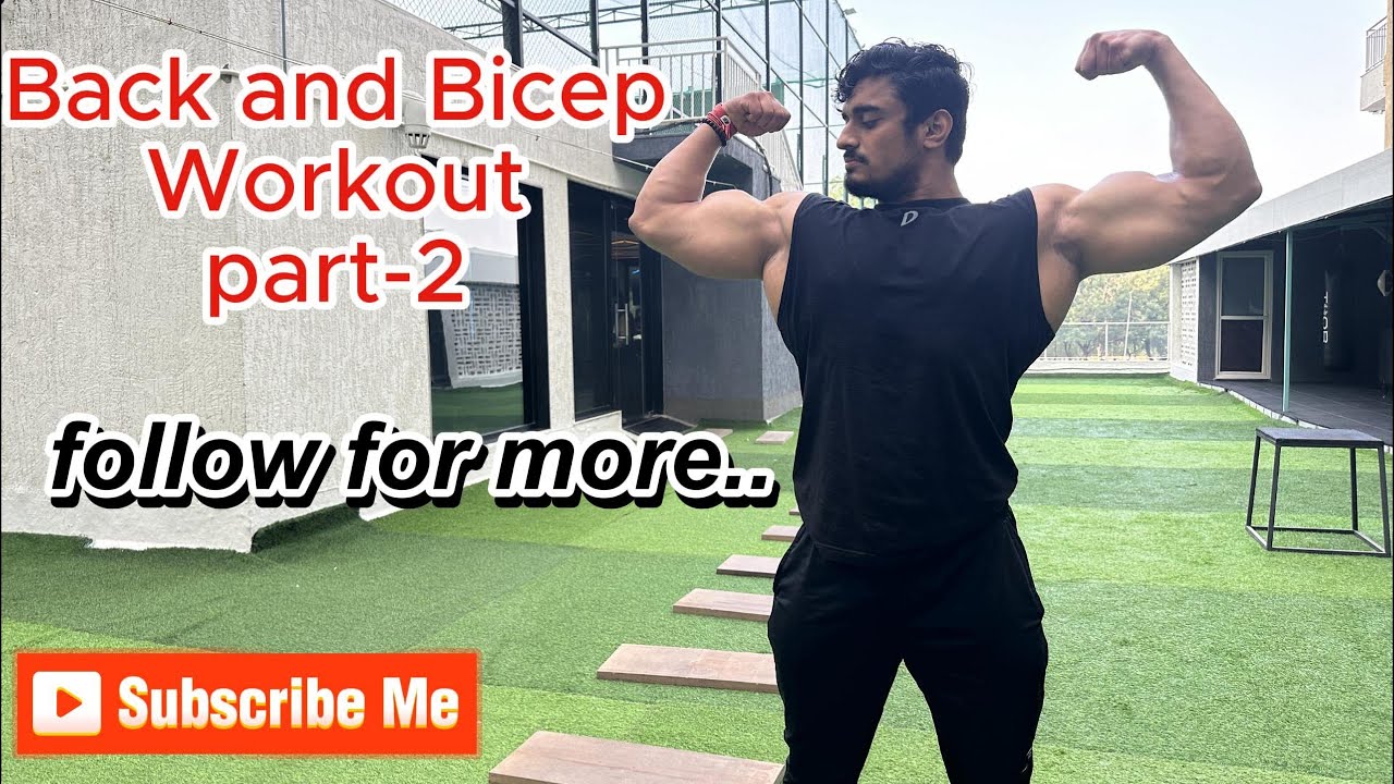 Intense Back Bicep Workout part-2, exploring new gym !! - YouTube