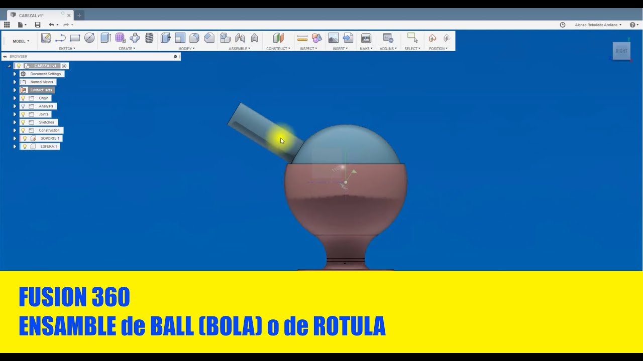 FUSION 360 #29 BALL - YouTube