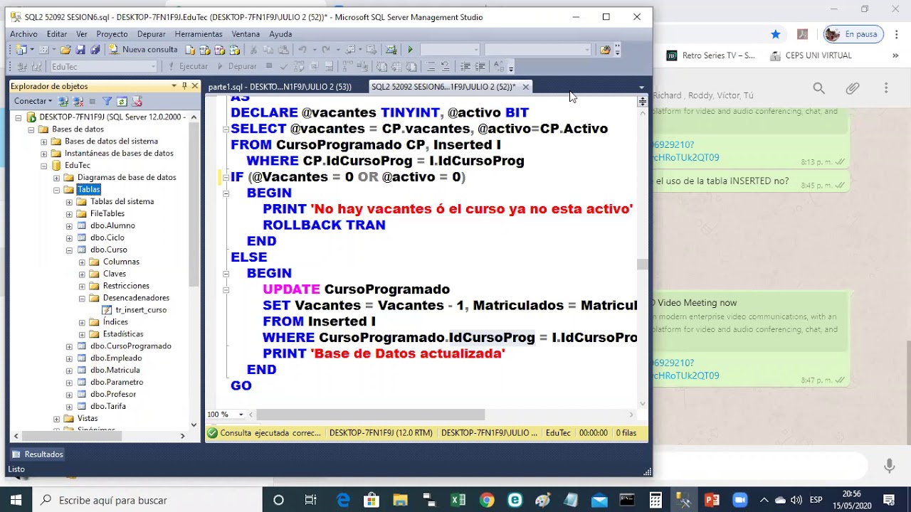 SQL2 52092 SESION6 Parte4 - YouTube