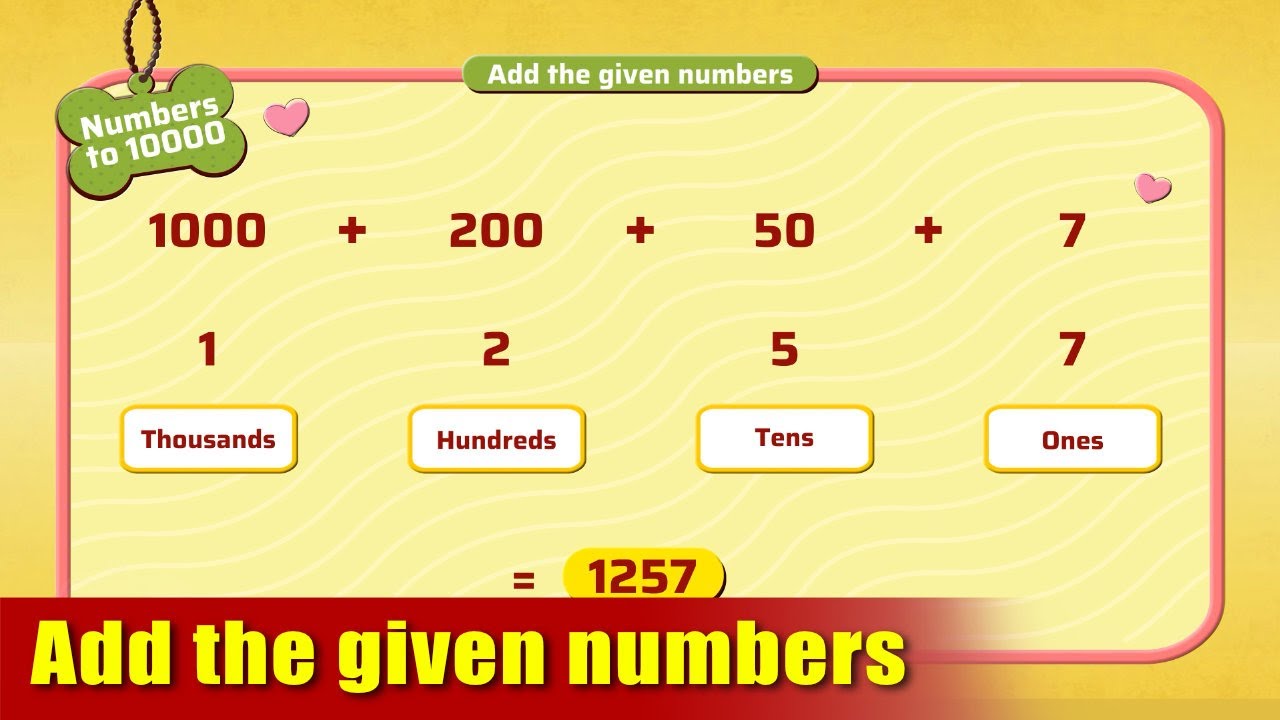 G3 - Module 1 - Exercise 2 - Add the given numbers | Appu Series ...