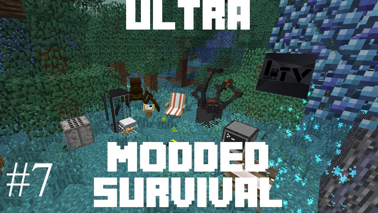 minecraft ultra modded survival ep 7 are baby - YouTube