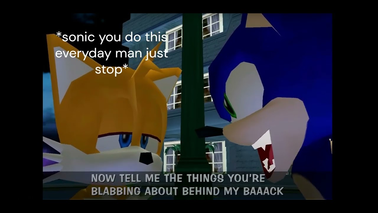 sonic is disturbing the peace.. - YouTube