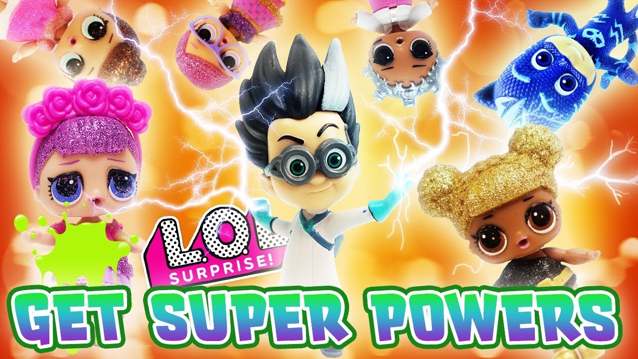LOL Surprise Dolls get Super Powers with PJ Masks Spin-the-Wheel Game ...