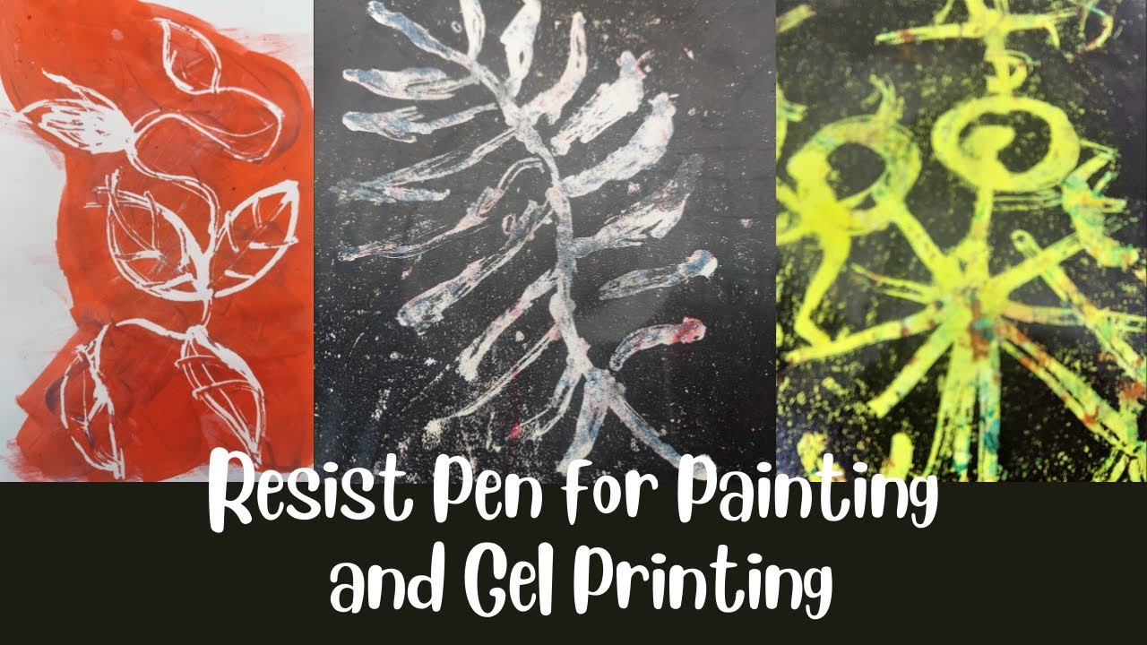 Resist Pen Testing for Painting and Printing - YouTube