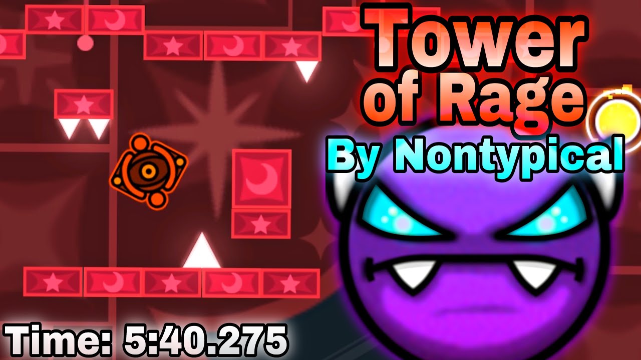 Tower of Rage by Nontypical (Easy Demon) | Geometry Dash [2.2] - YouTube
