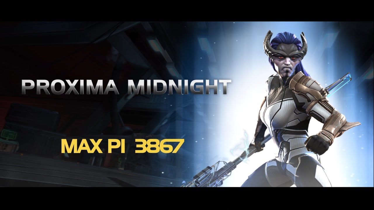 Proxima Midnight Special Moves | Marvel Contest of Champions - YouTube