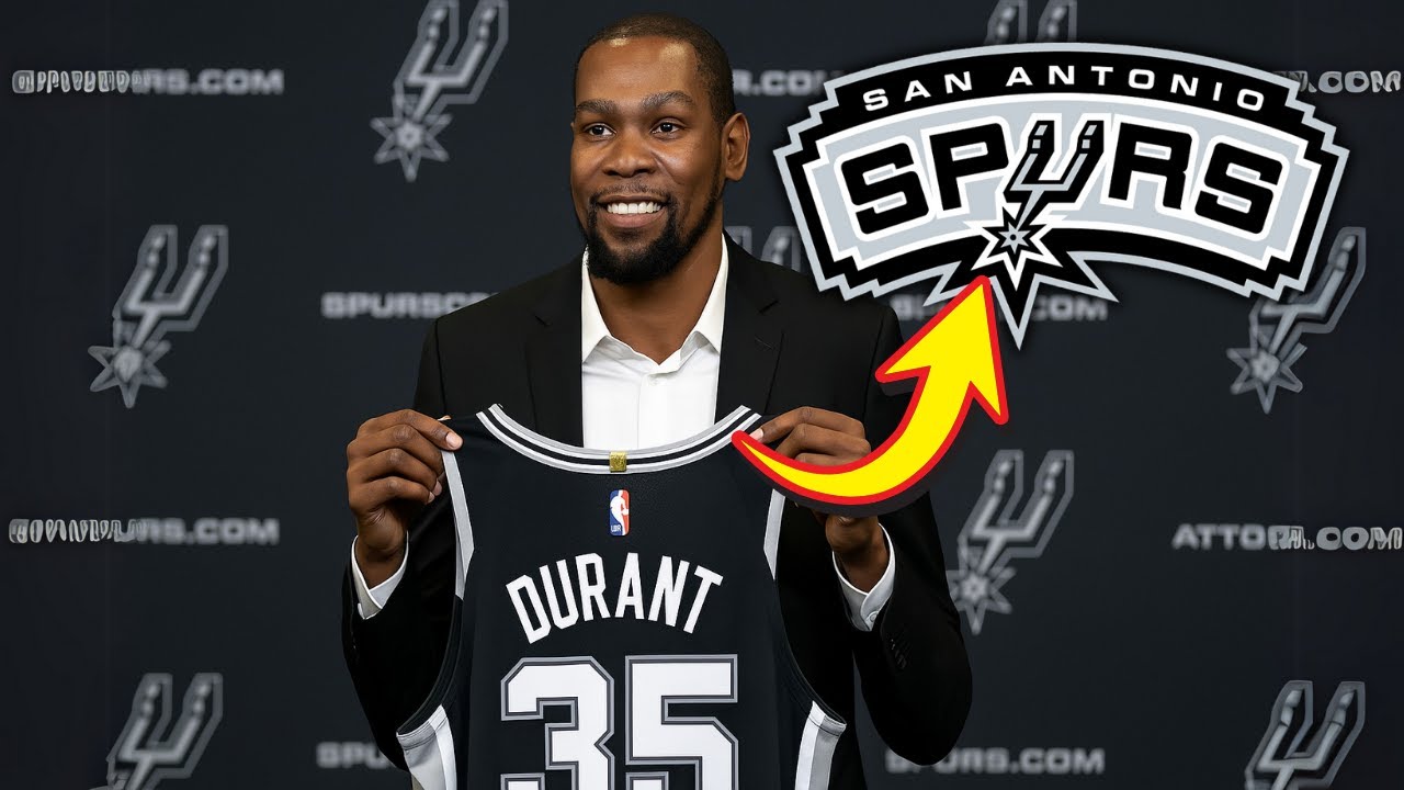 NBA SHOCKWAVE: SPURS OFFICIALLY SIGN KEVIN DURANT TODAY | San Antonio ...