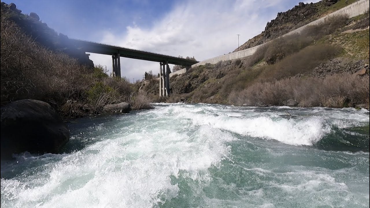 Lower Malad River (Dam to Snake River ) Idaho 1300cfs Full Run - YouTube