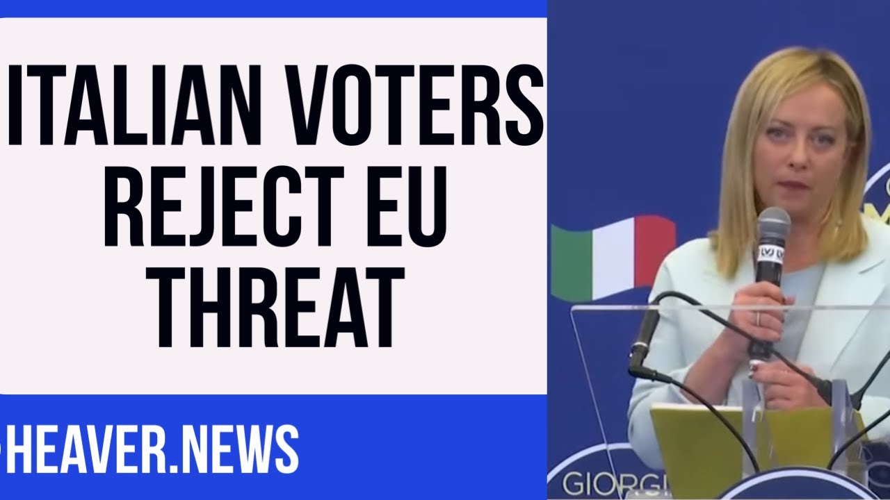 Italian Voters REJECT EU Threat In Election Stunner - YouTube