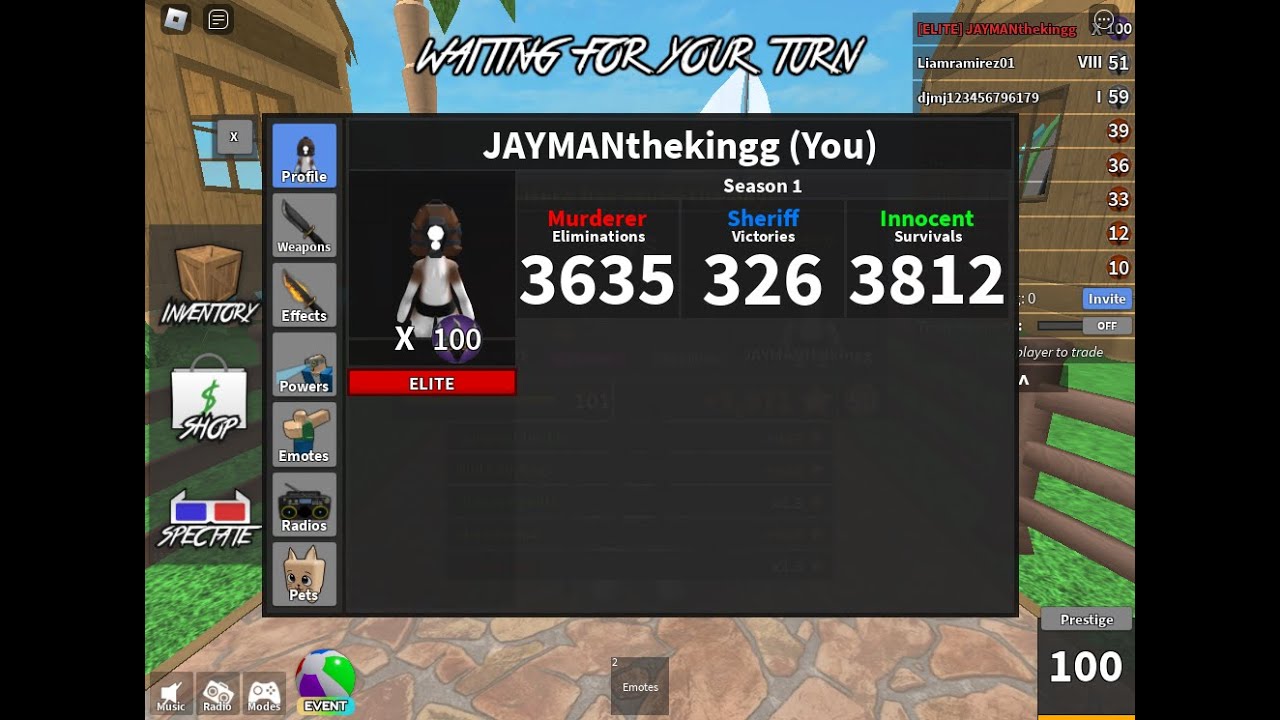 Getting Max Level in MM2 - YouTube