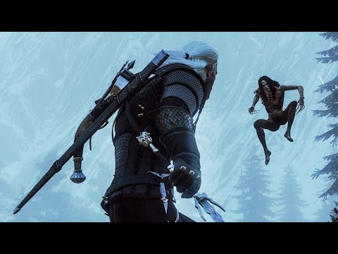A Bruxa and an Alp tag team Geralt || Combat cuts - Vampires || Witcher ...