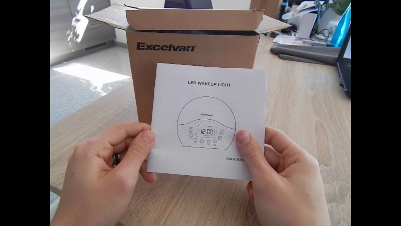 Excelvan LED Wakeup Light Unboxing German Deutsch - YouTube