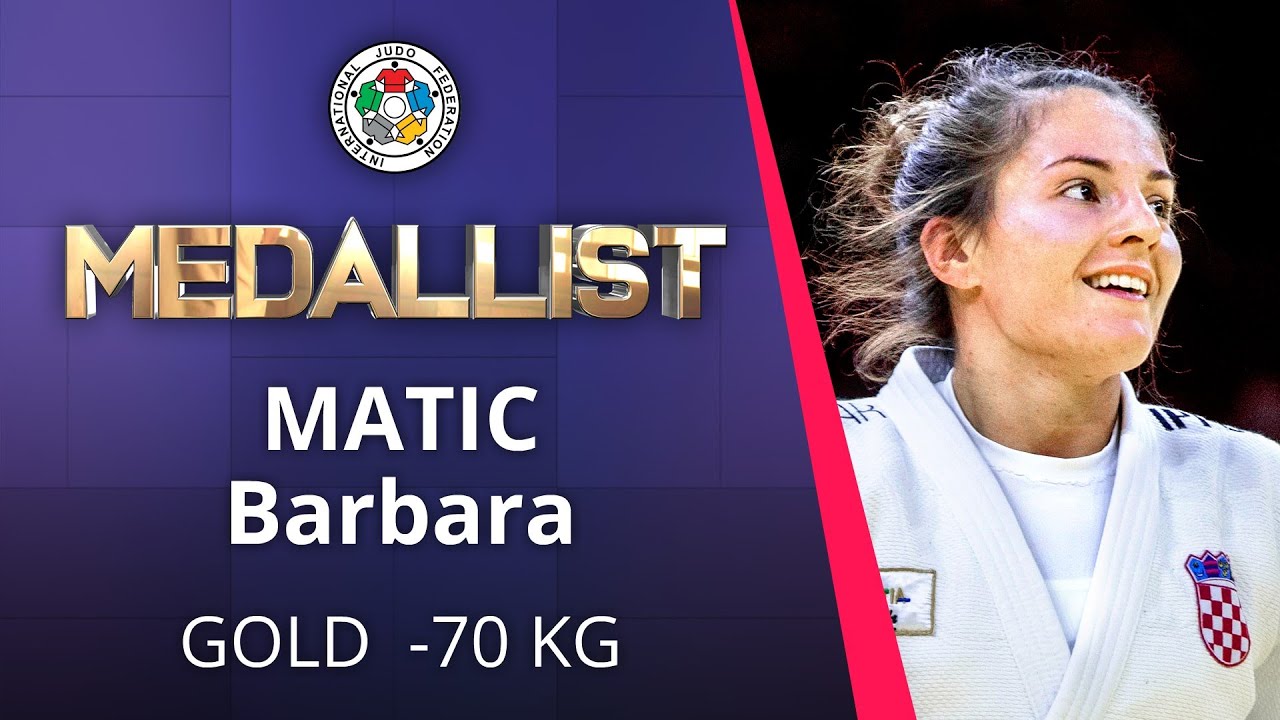 MATIC Barbara Gold medal Judo World Judo Championships Seniors Hungary ...