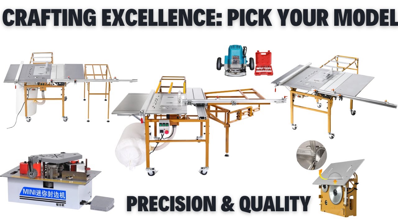 Multi-Functional Woodworking Machine by SN Tools || Sliding Table Saw ...