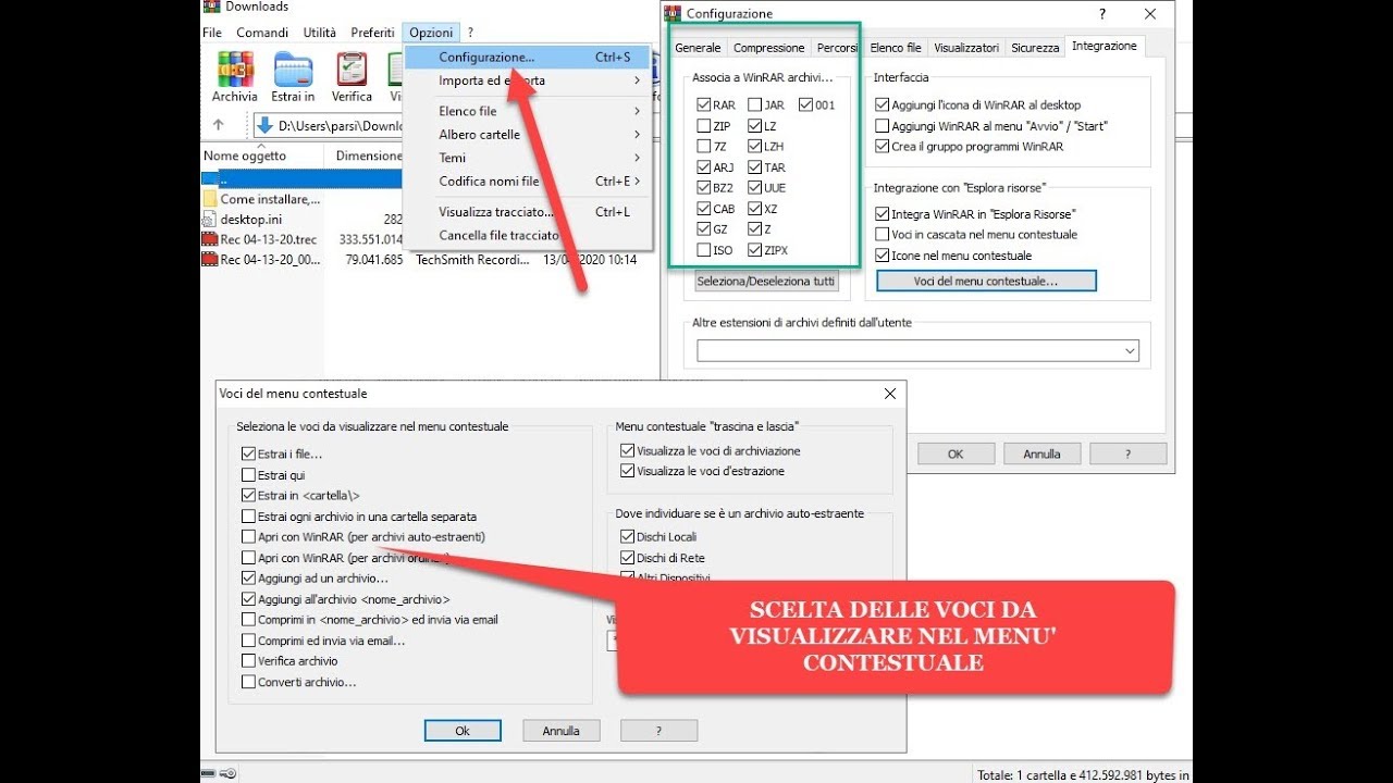 Come installare, impostare e usare WinRAR - YouTube