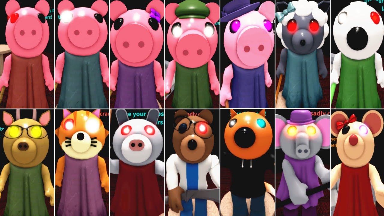 Playing as ALL NEW REDESIGNS SKINS! Roblox Piggy 2 New Update - YouTube