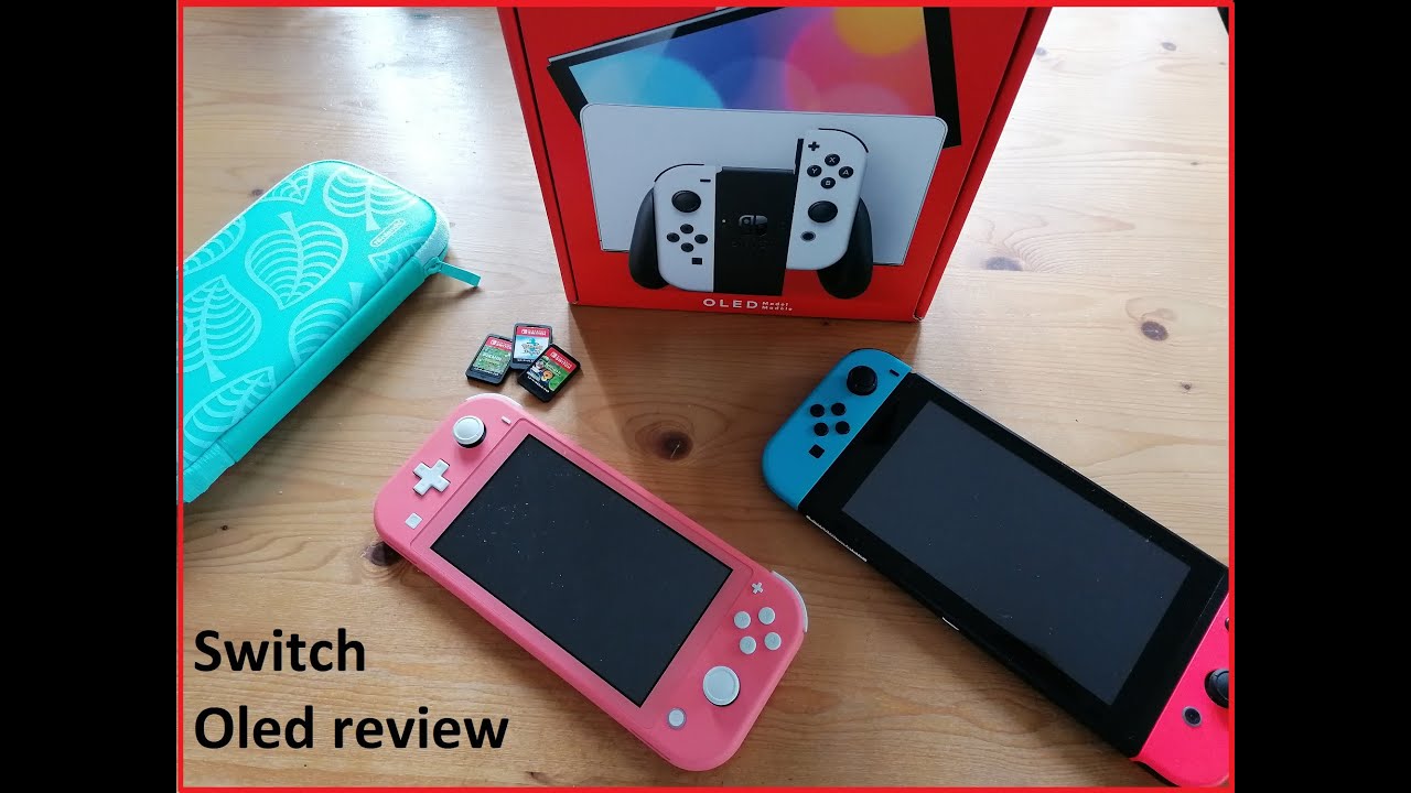 Switch Oled unboxing, comparison & impressions - YouTube