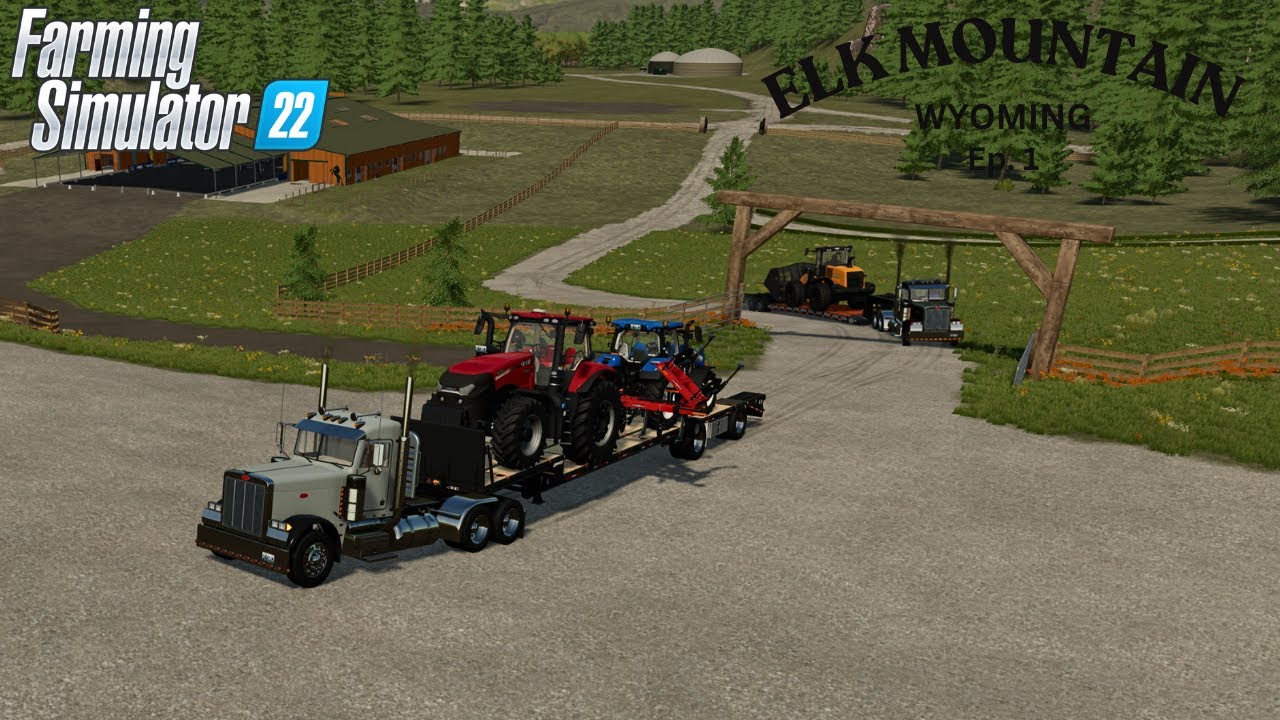 Moving into the new Ranch/ Elk Mountain, Wyoming Ep.1 / FS 22 - YouTube