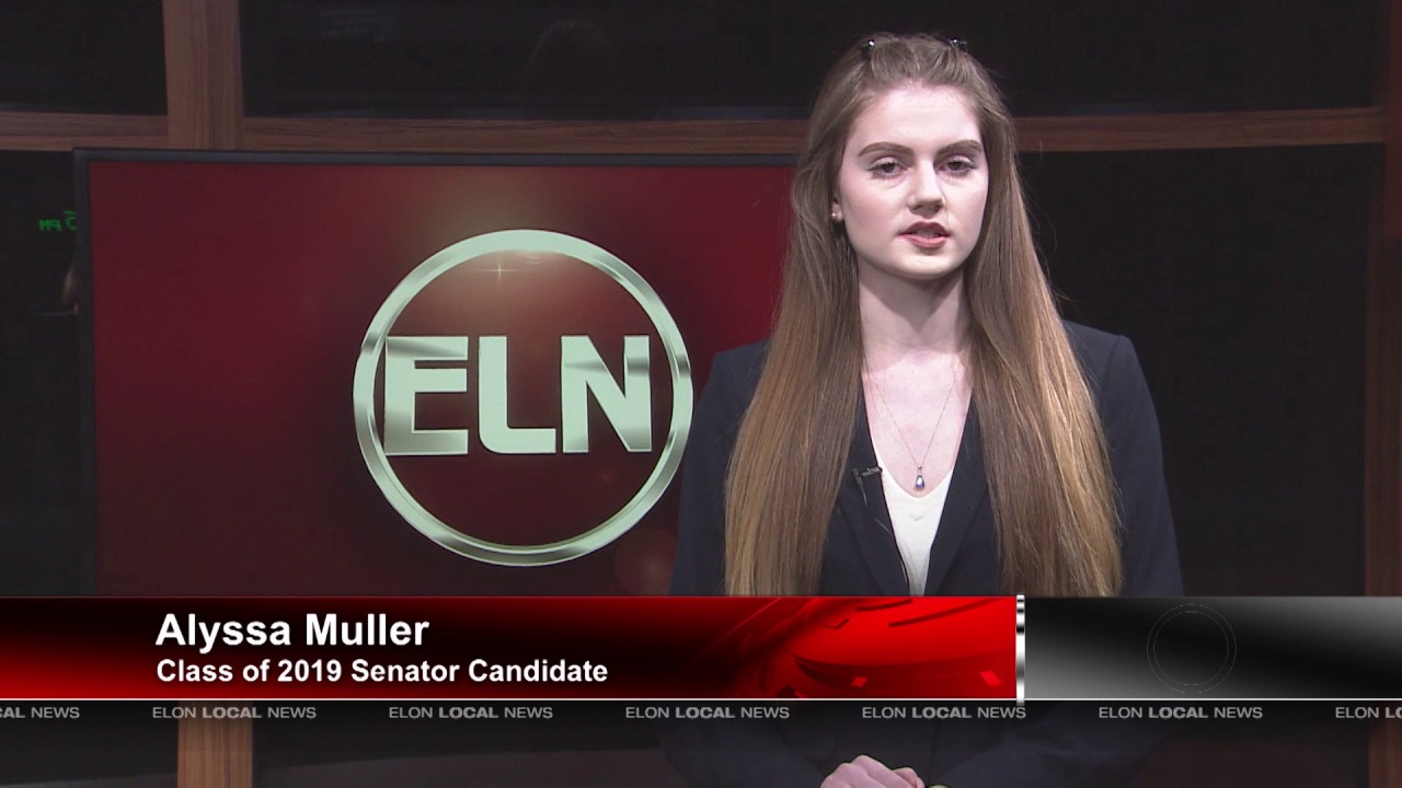 ENN: Spring 2017 SGA Election Speech, Alyssa Muller - YouTube