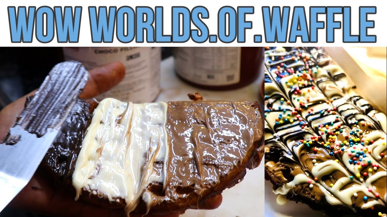 WOW WORLDS OF WAFFLE Ab Gwalior me Price Only Just 90Rs.WOW || Indian ...