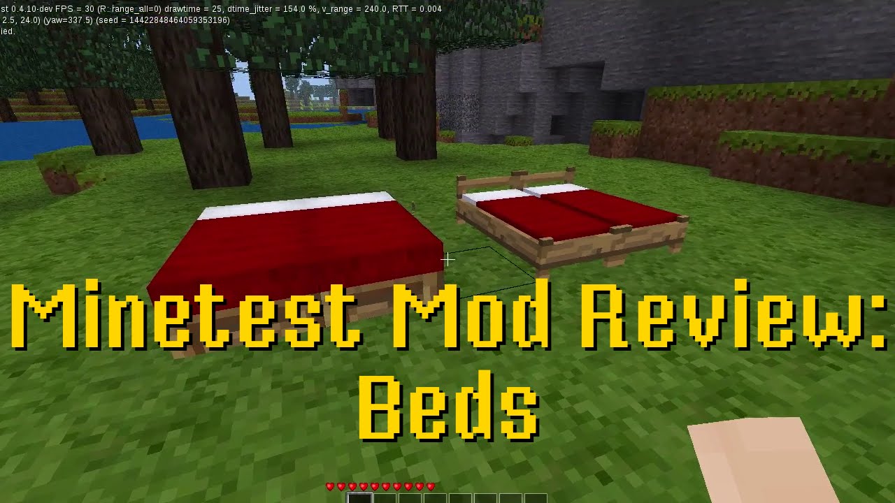 Minetest Mod Review: Beds - YouTube