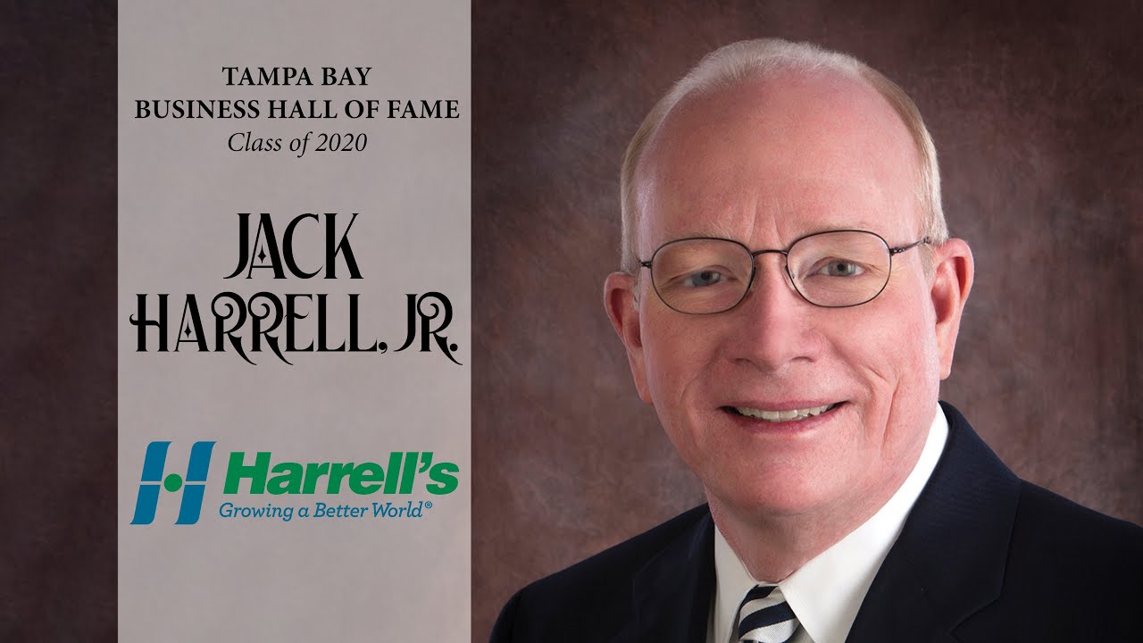 Jack Harrell - Tampa Bay Business Hall of Fame Class of 2020 - YouTube