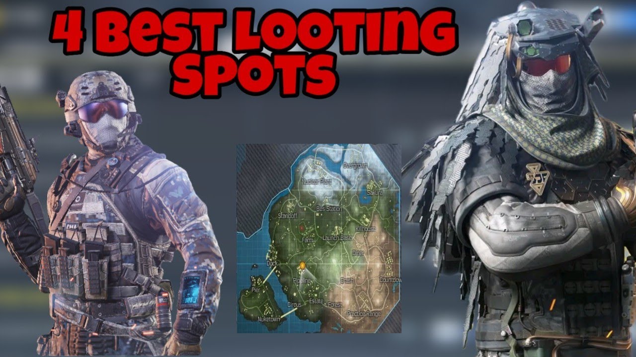 4 Best Loot Spots in Call of Duty Mobile Battle Royale - YouTube