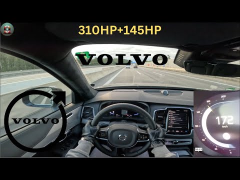 Volvo XC90 || 455HP || TOP SPEED on german Autobahn