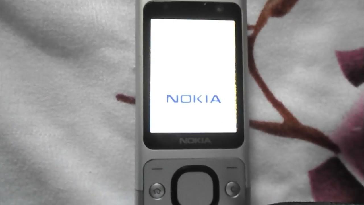 Nokia 6700s slide startup - YouTube