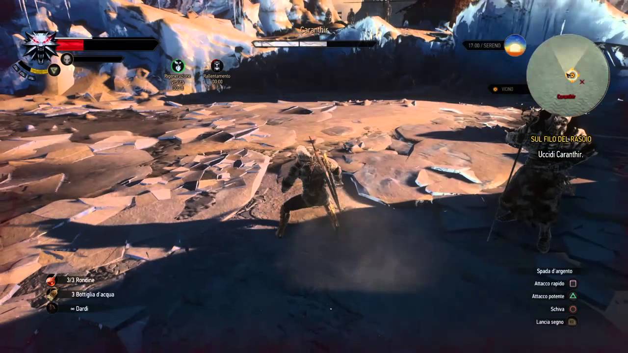 The Witcher 3 : Come uccidere Caranthir boss fight - YouTube