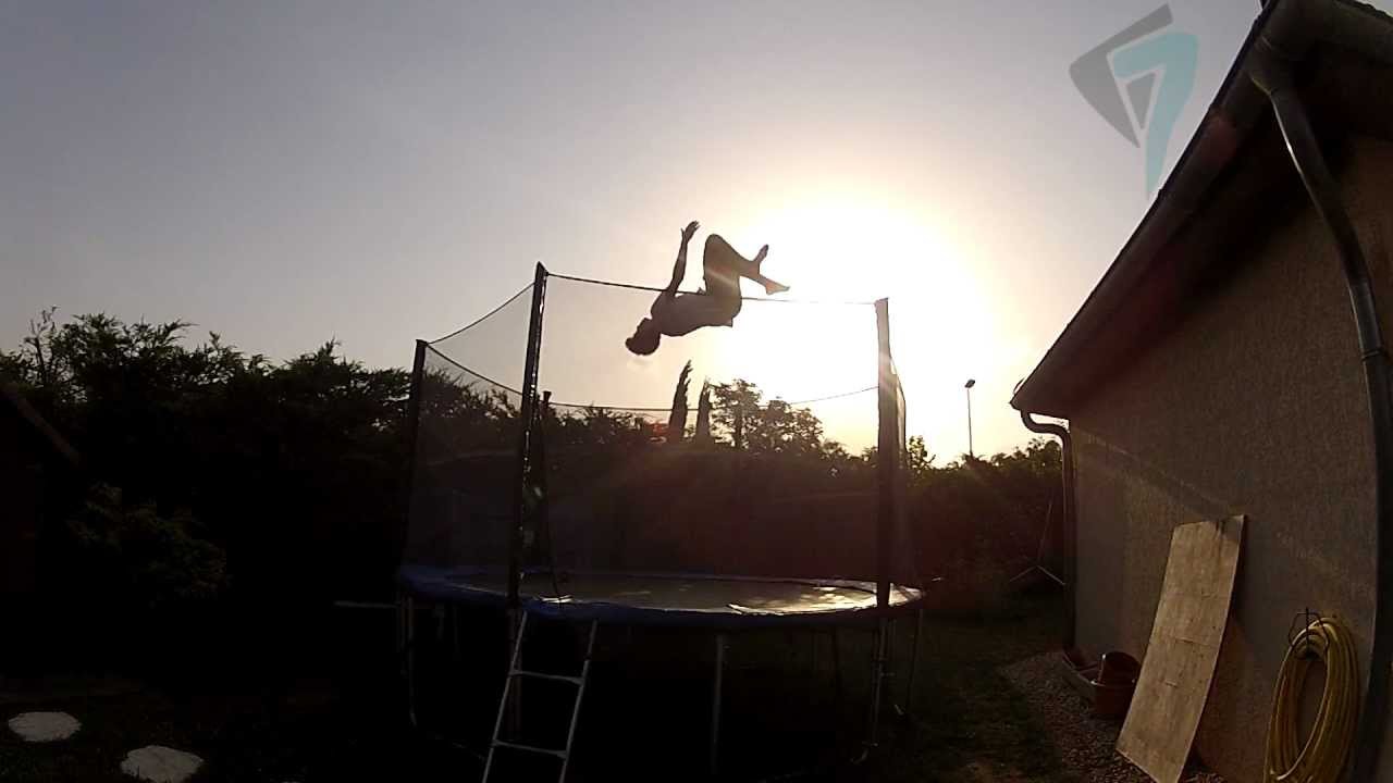 Trampoline, Pool Party and Fun ( Cork 1260's, Double etc ) - YouTube